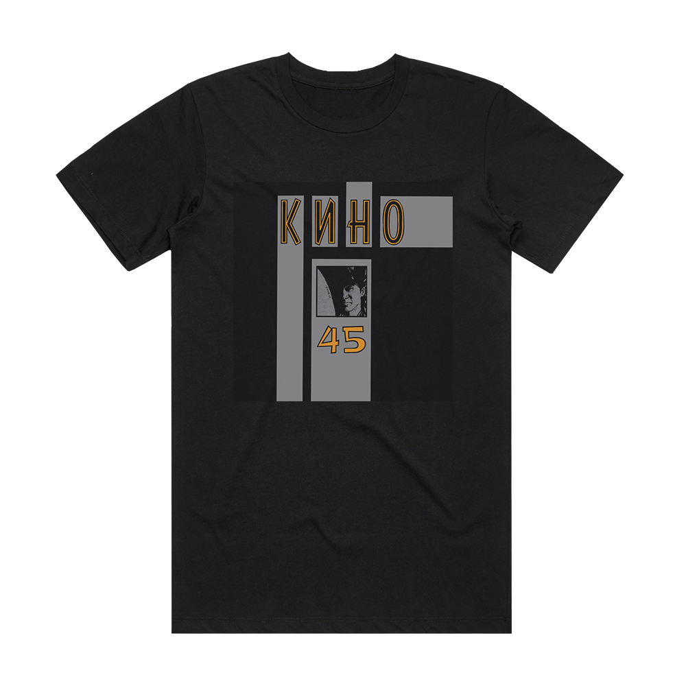 Kino 45 Album Cover T-Shirt Black – ALBUM COVER T-SHIRTS