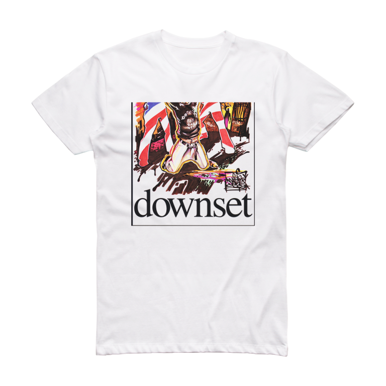downset Anger Album Cover T-Shirt White – ALBUM COVER T-SHIRTS