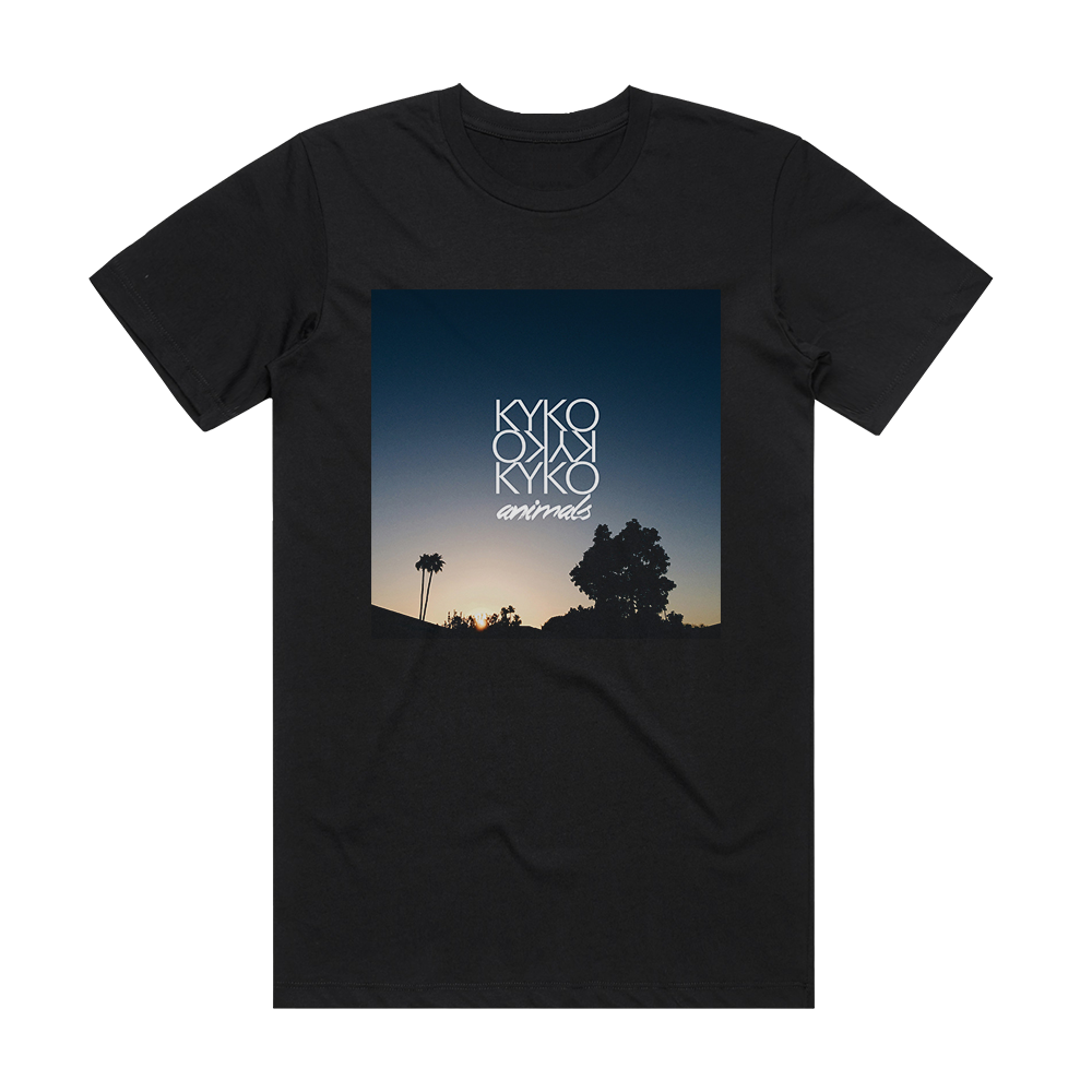 KYKO Animals Album Cover T-Shirt Black – ALBUM COVER T-SHIRTS