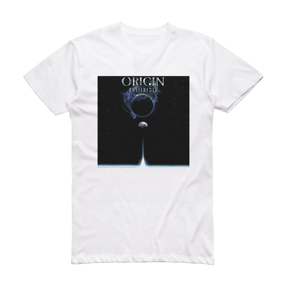 Origin Antithesis Album Cover T-Shirt White – ALBUM COVER T-SHIRTS