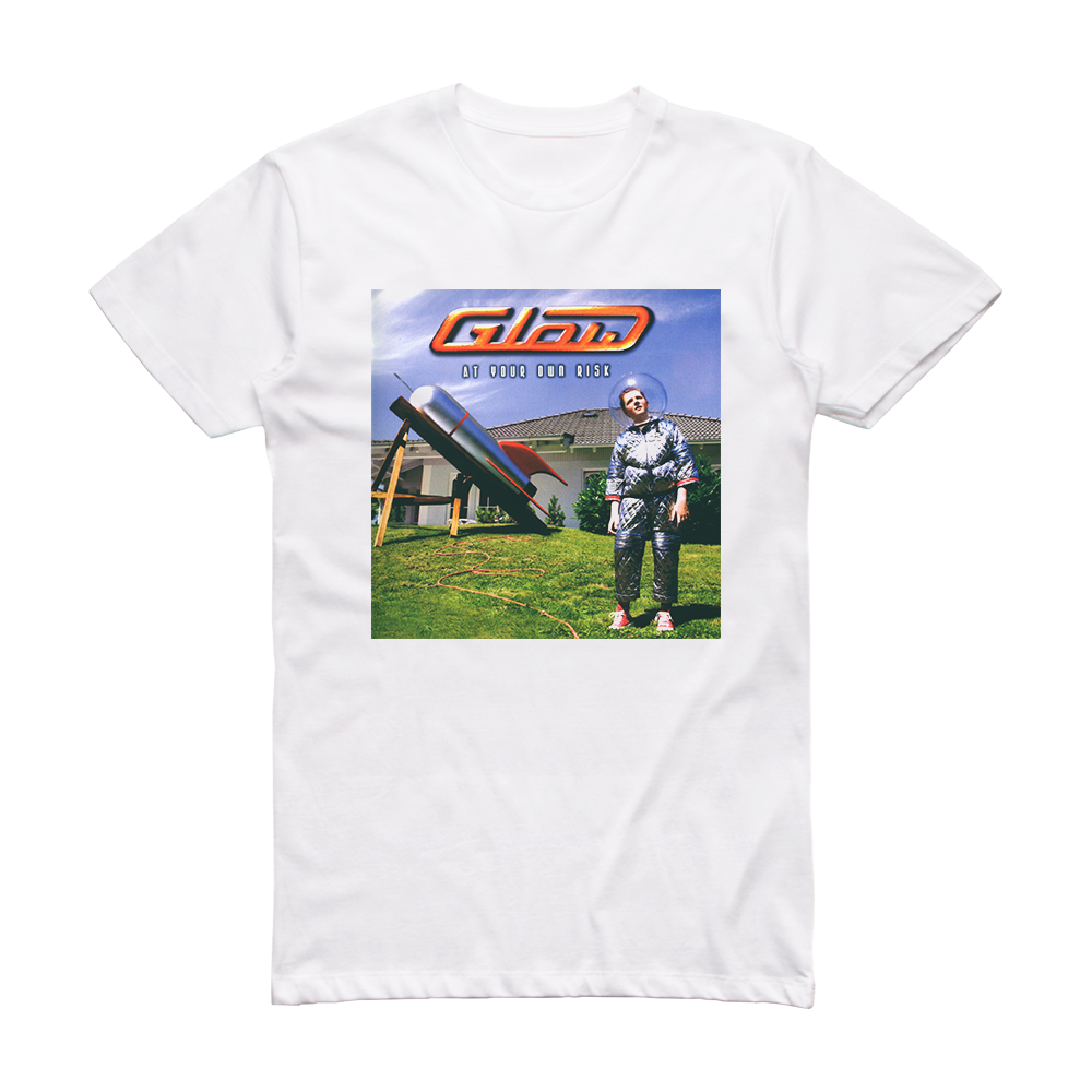 Glow At Your Own Risk Album Cover T-Shirt White – ALBUM COVER T-SHIRTS