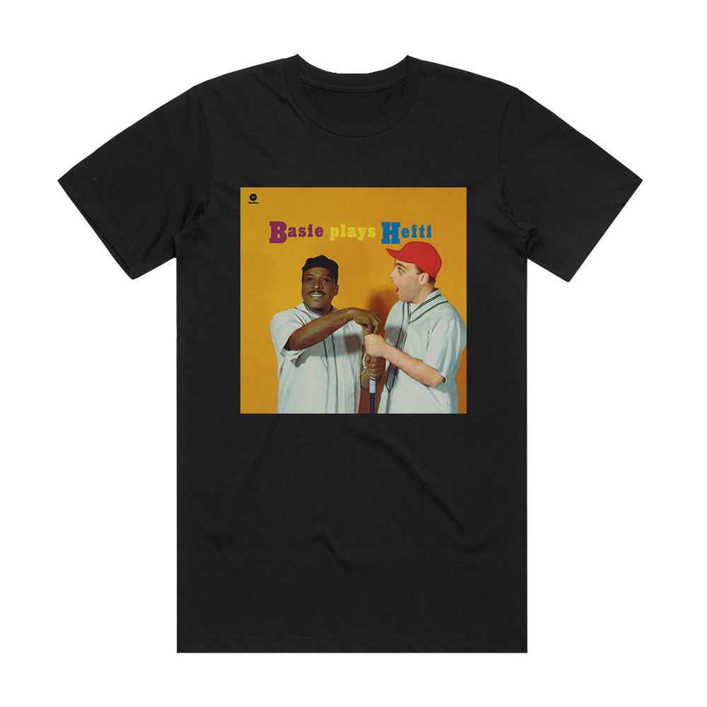 Count Basie Basie Plays Hefti Album Cover T-Shirt Black – ALBUM COVER T ...