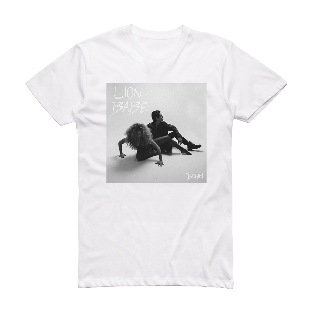 Lion Babe Begin Album Cover T-Shirt White – ALBUM COVER T-SHIRTS
