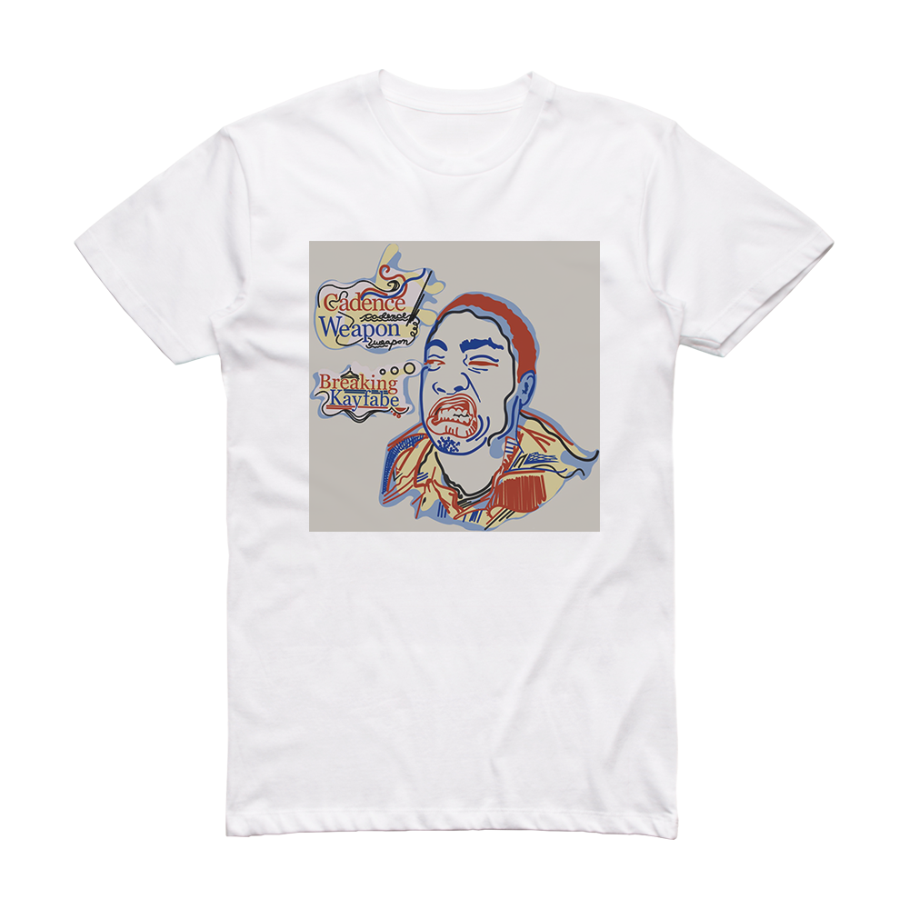 Cadence Weapon Breaking Kayfabe Album Cover T-Shirt White – ALBUM COVER ...