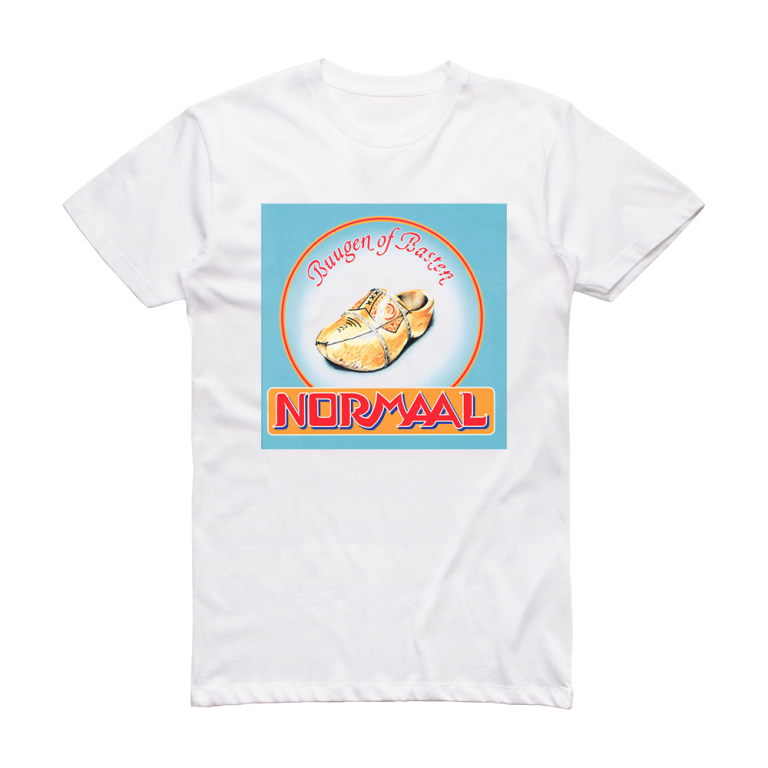 Normaal Buugen Of Barsten Album Cover T-Shirt White – ALBUM COVER T-SHIRTS