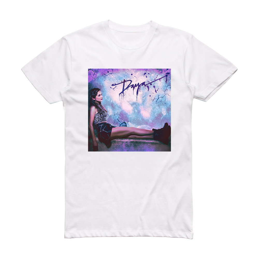 Daya Daya Album Cover T-Shirt White – ALBUM COVER T-SHIRTS