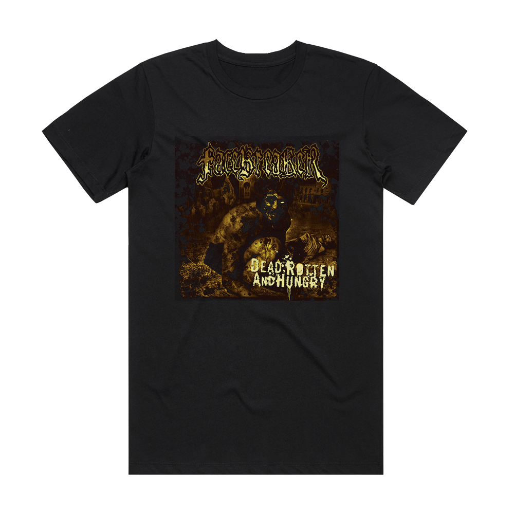 Facebreaker Dead Rotten And Hungry Album Cover T-Shirt Black – ALBUM ...