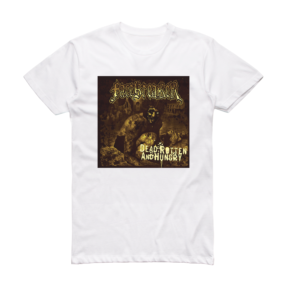 Facebreaker Dead Rotten And Hungry Album Cover T-Shirt White – ALBUM ...