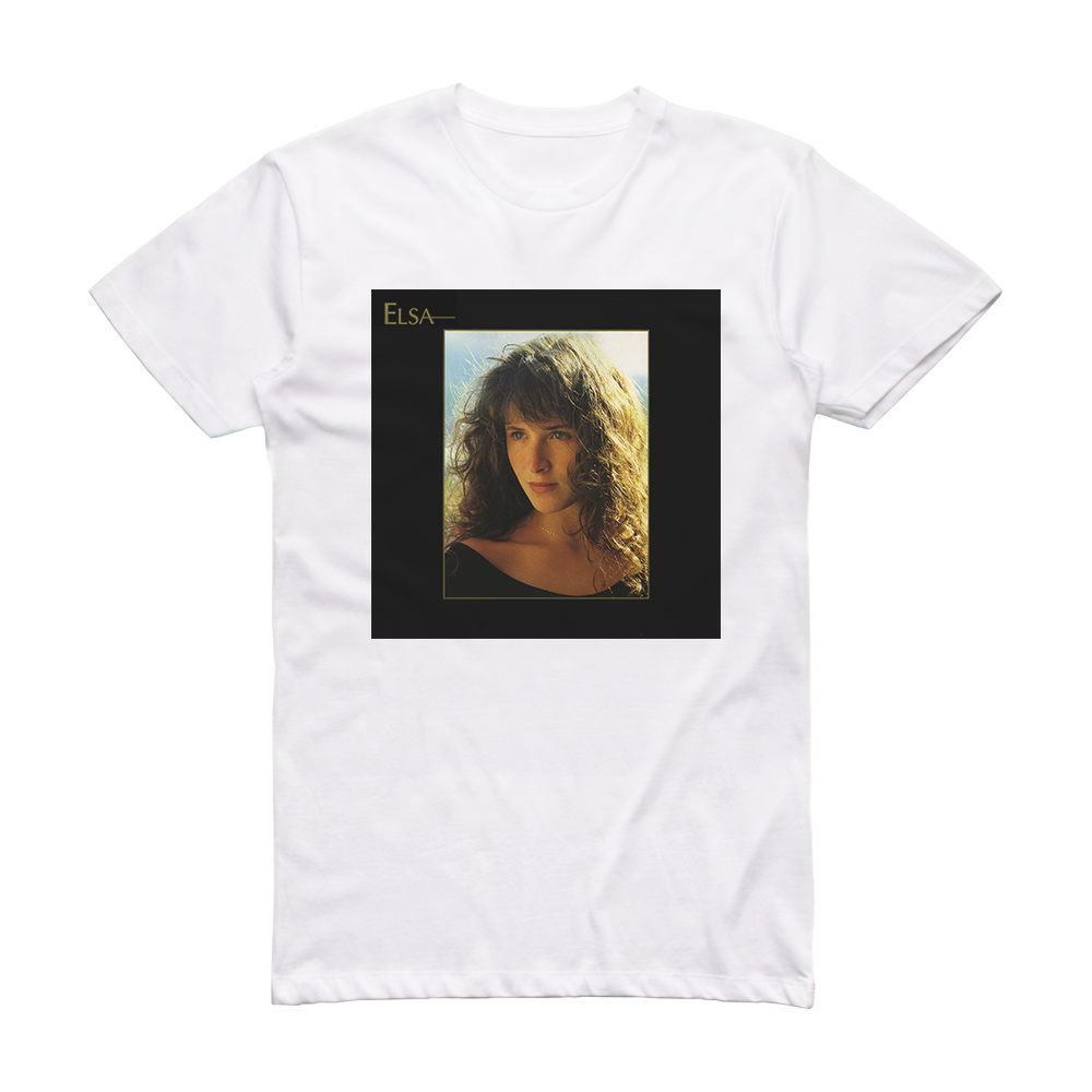 Elsa Elsa Album Cover T-Shirt White – ALBUM COVER T-SHIRTS