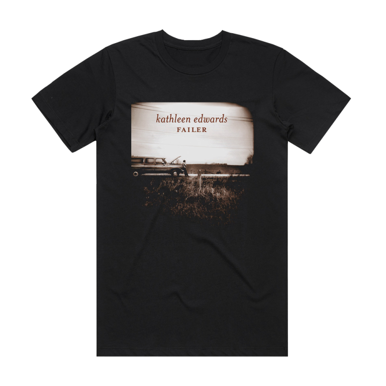 Kathleen Edwards Failer Album Cover T-Shirt Black – ALBUM COVER T-SHIRTS