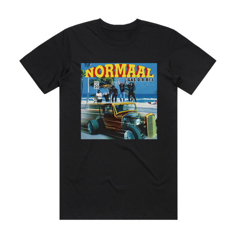 Normaal Gas Dr Bi J Album Cover T-Shirt Black – ALBUM COVER T-SHIRTS