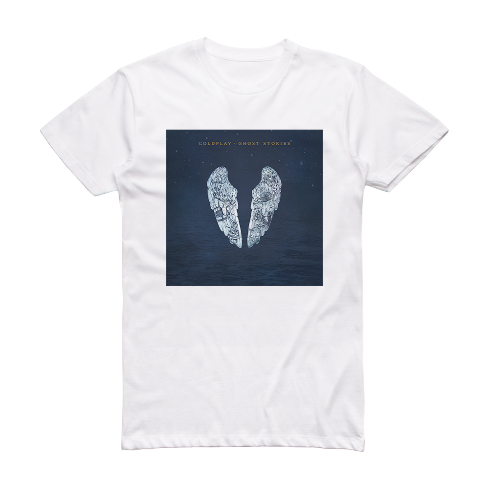 Coldplay Ghost Stories 2 Album Cover T Shirt White ALBUM COVER T SHIRTS coldplay-ghost-stories-2-album-cover-t-shirt-white-album-cover-t-shirts