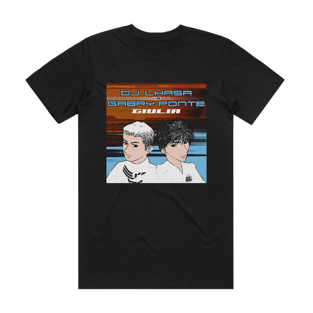 DJ Lhasa Giulia Album Cover T-Shirt Black – ALBUM COVER T-SHIRTS