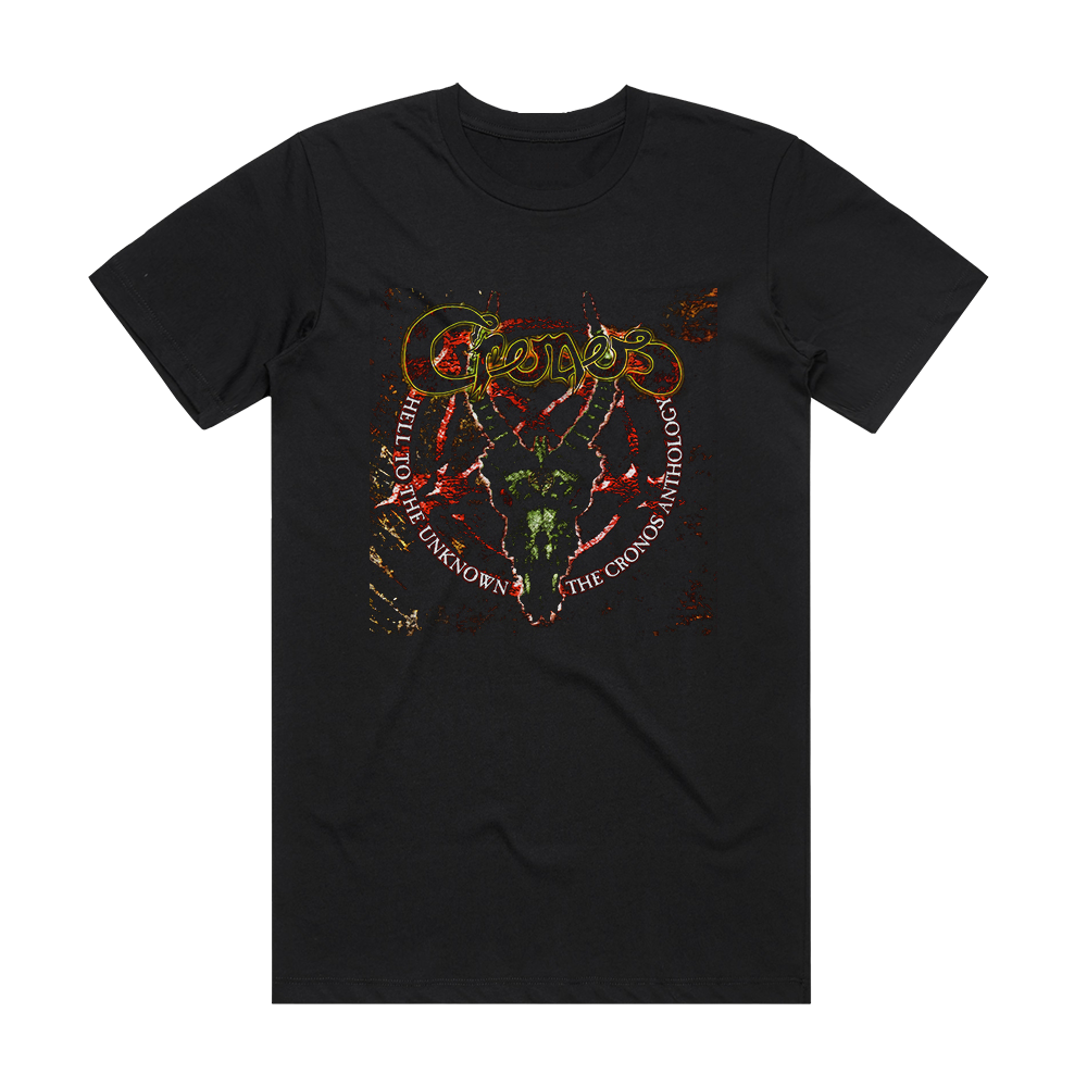 Cronos Hell To The Unknown The Cronos Anthology Album Cover T-Shirt ...