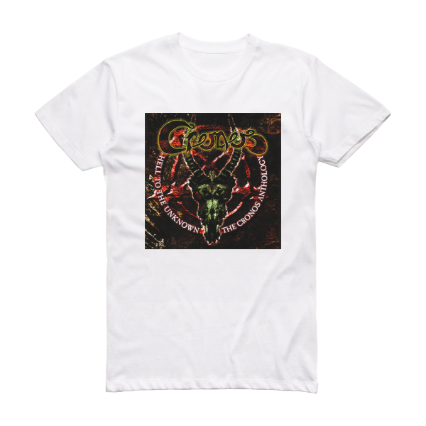 Cronos Hell To The Unknown The Cronos Anthology Album Cover T-Shirt ...