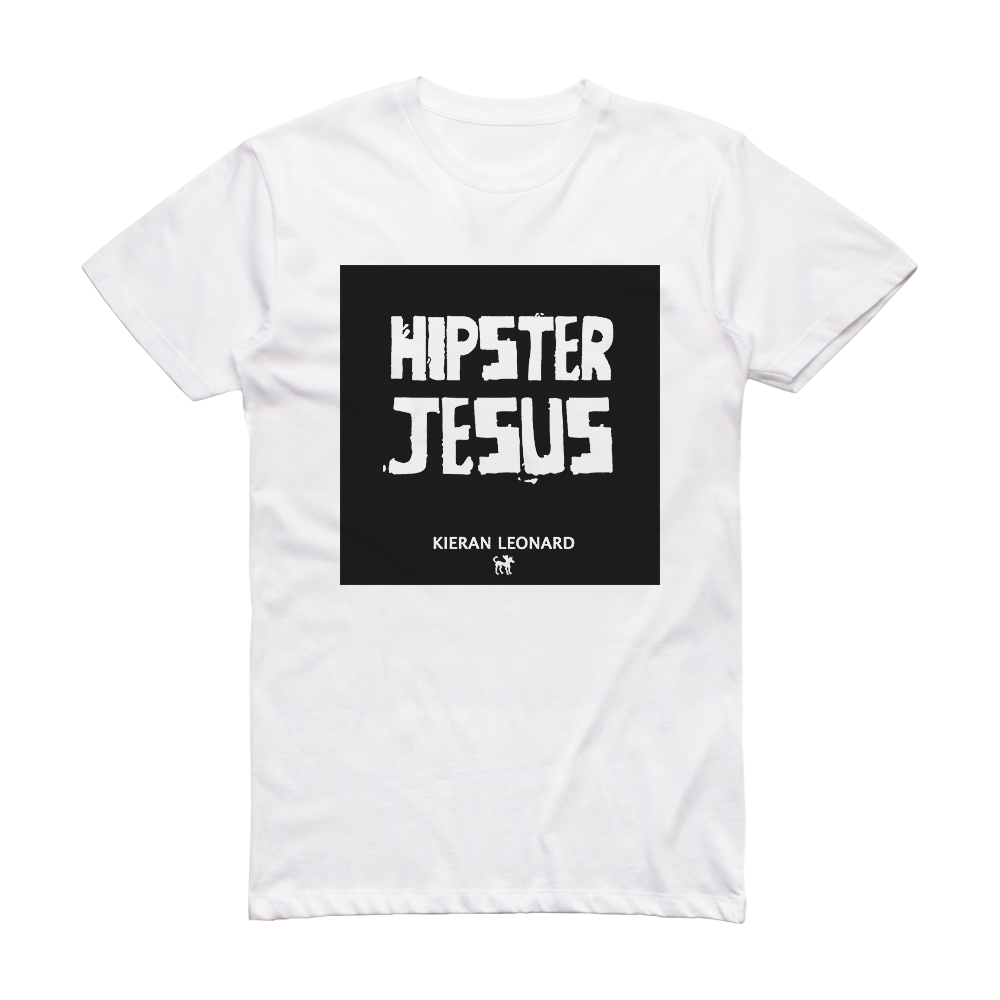Kieran Leonard Hipster Jesus Album Cover T-Shirt White – ALBUM COVER T ...