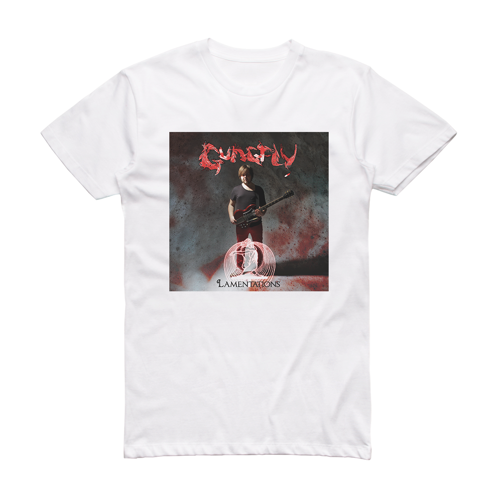 Gungfly Lamentations Album Cover T-Shirt White – ALBUM COVER T-SHIRTS