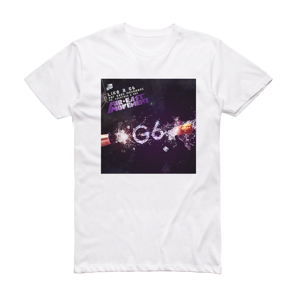 Dev Like A G6 Album Cover T-Shirt White – ALBUM COVER T-SHIRTS