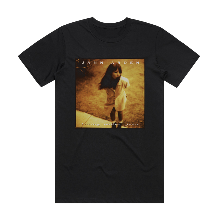 Jann Arden Living Under June Album Cover T-Shirt Black – ALBUM COVER T ...