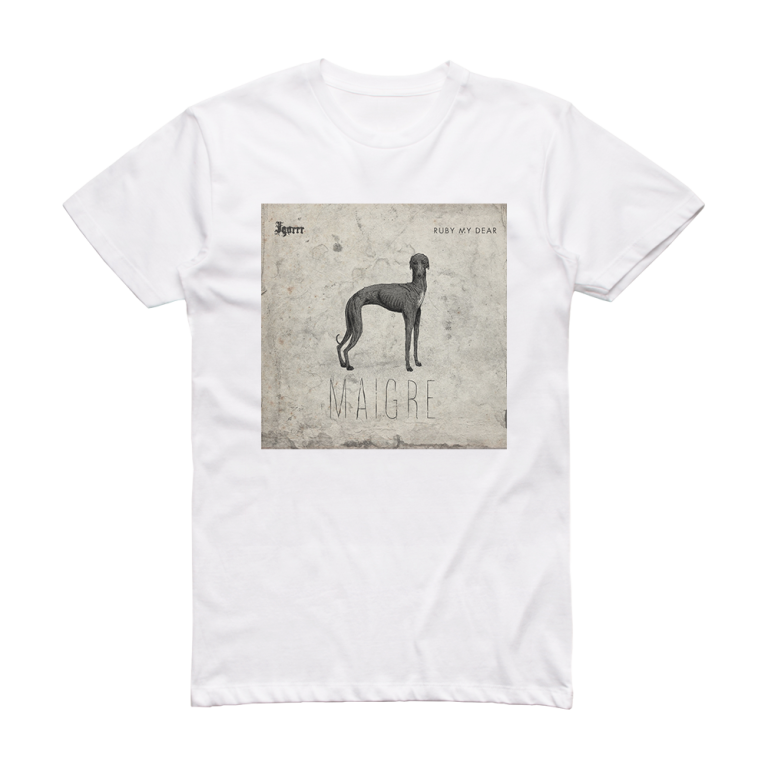 Igorrr Maigre Album Cover T-Shirt White – ALBUM COVER T-SHIRTS