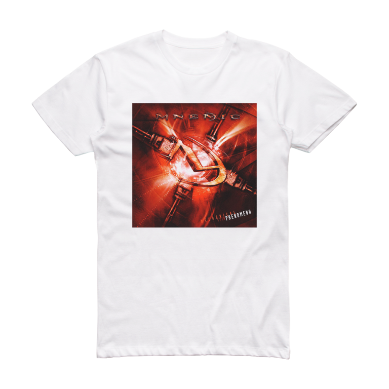 Mnemic Mechanical Spin Phenomena Album Cover T-Shirt White – ALBUM ...