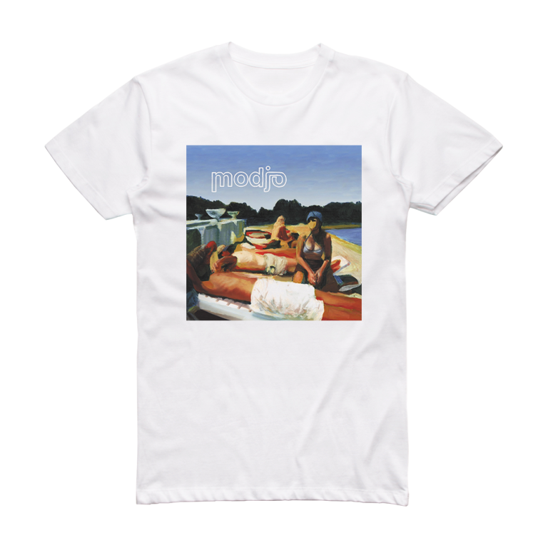 Modjo Modjo Album Cover T-Shirt White – ALBUM COVER T-SHIRTS