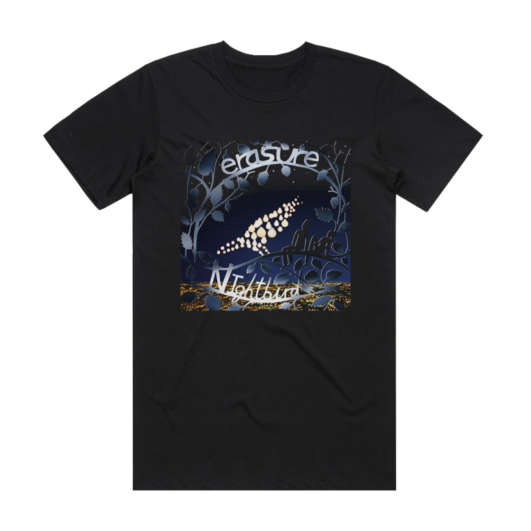 Erasure Nightbird Album Cover T-Shirt Black – ALBUM COVER T-SHIRTS