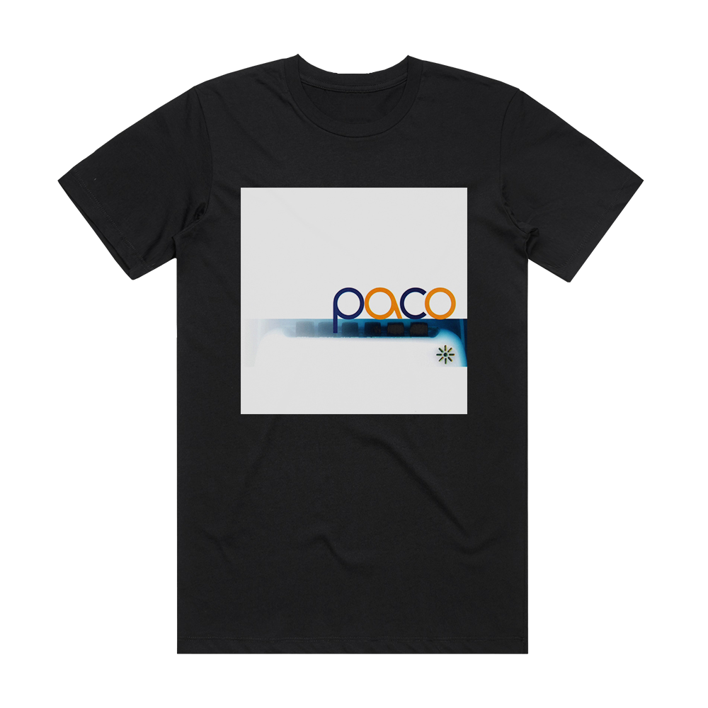 Paco Paco Album Cover T-Shirt Black – ALBUM COVER T-SHIRTS