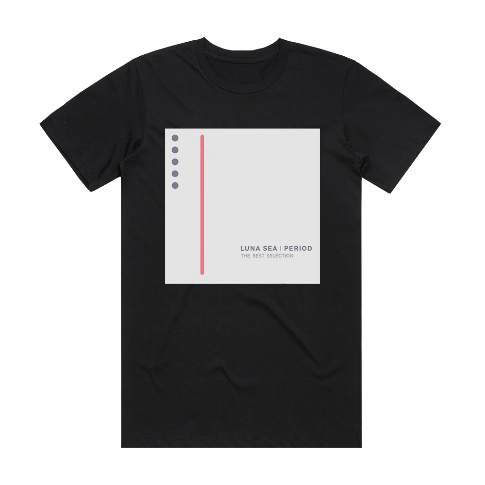 LUNA SEA Period The Best Selection Album Cover T-Shirt Black – ALBUM ...