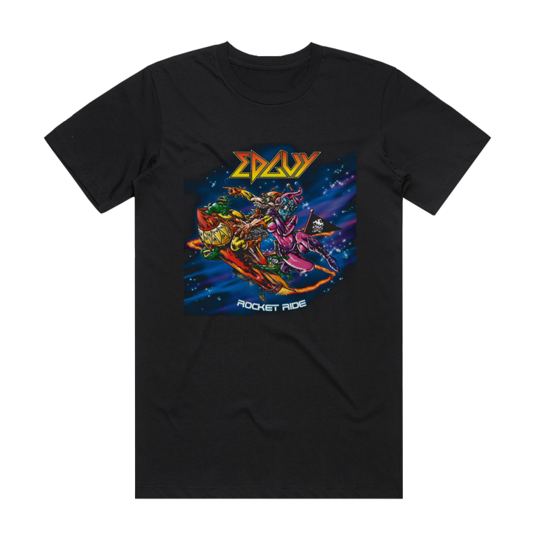 Edguy Rocket Ride Album Cover T-Shirt Black – ALBUM COVER T-SHIRTS