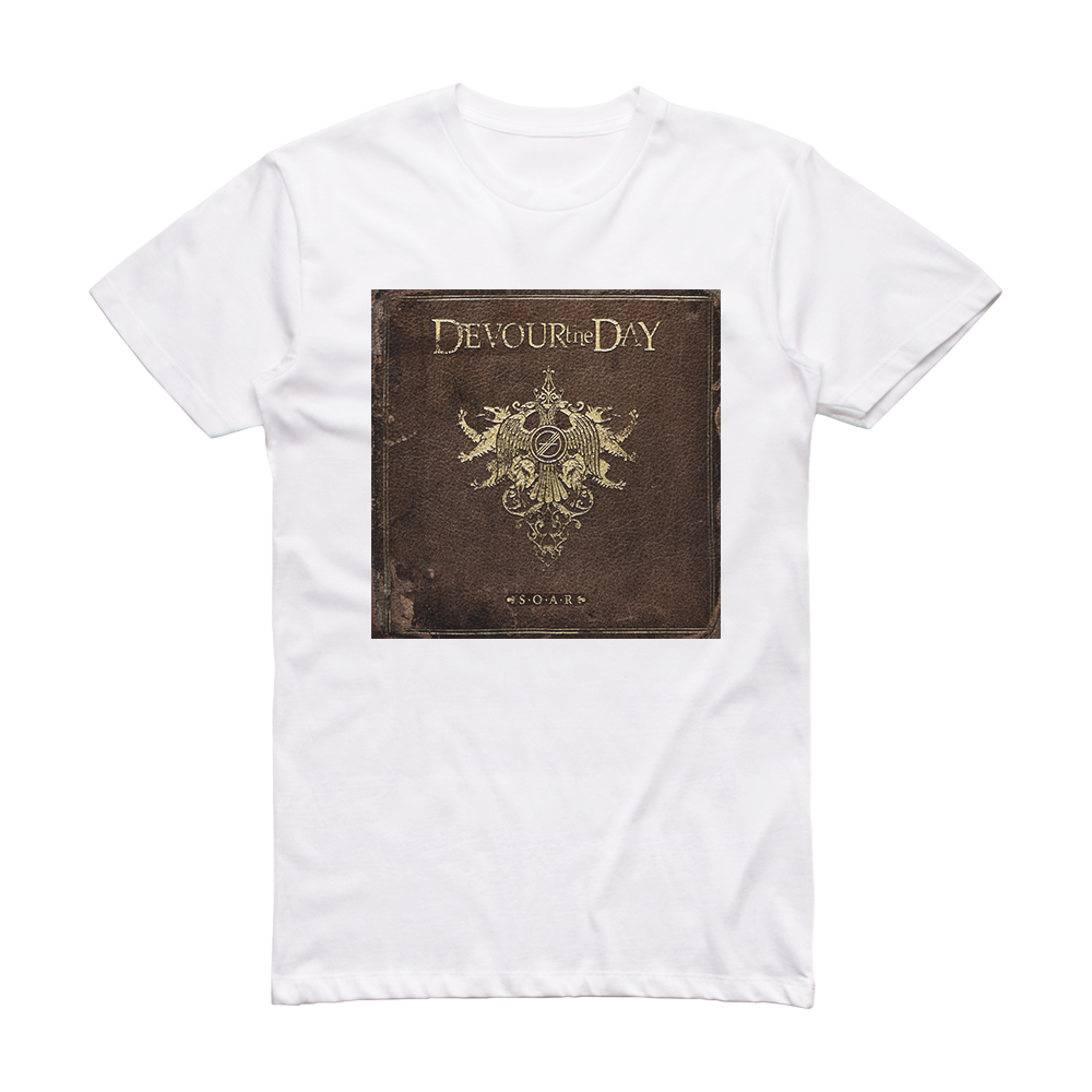 Devour the Day Soar Album Cover T-Shirt White – ALBUM COVER T-SHIRTS