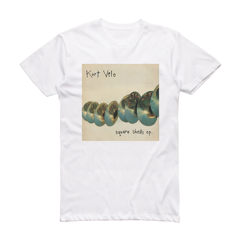 Kurt Vile Square Shells Ep Album Cover T-Shirt White – ALBUM COVER T-SHIRTS