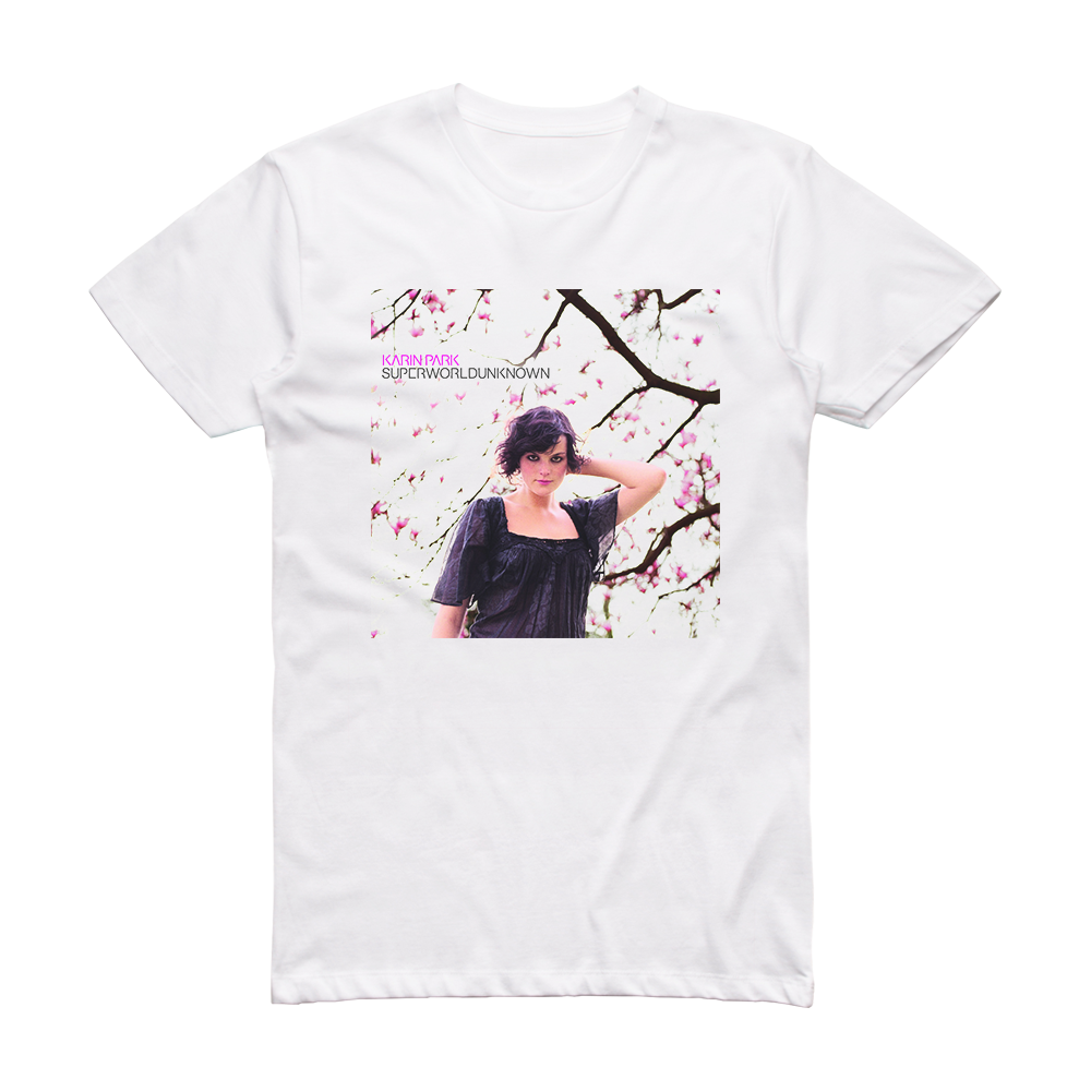 Karin Park Superworldunknown Album Cover T-Shirt White – ALBUM COVER T ...