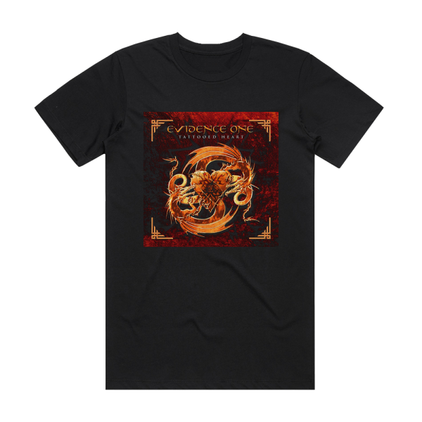 Evidence One Tattooed Heart Album Cover T-Shirt Black – ALBUM COVER T ...