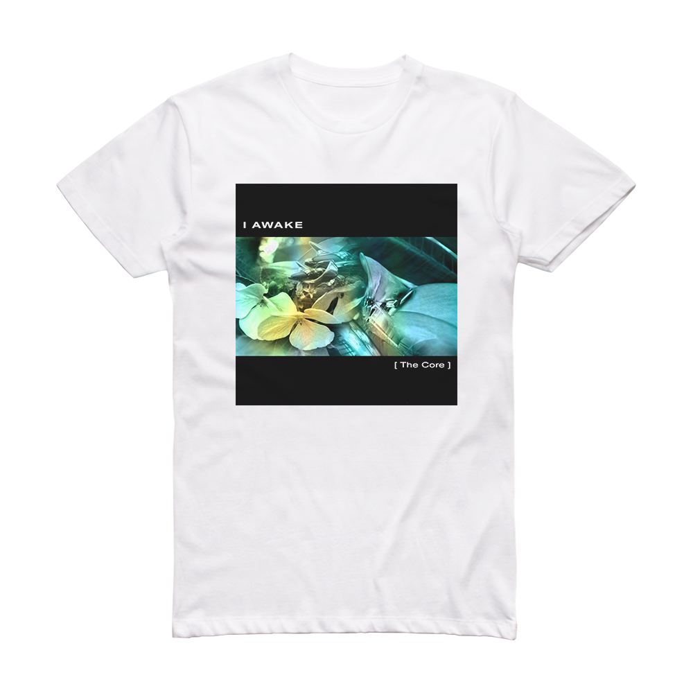I Awake The Core Album Cover T-Shirt White – ALBUM COVER T-SHIRTS