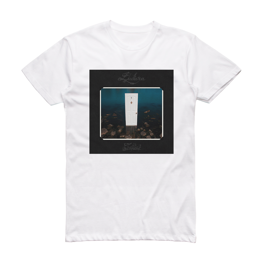Ludicra The Tenant Album Cover T-Shirt White – ALBUM COVER T-SHIRTS