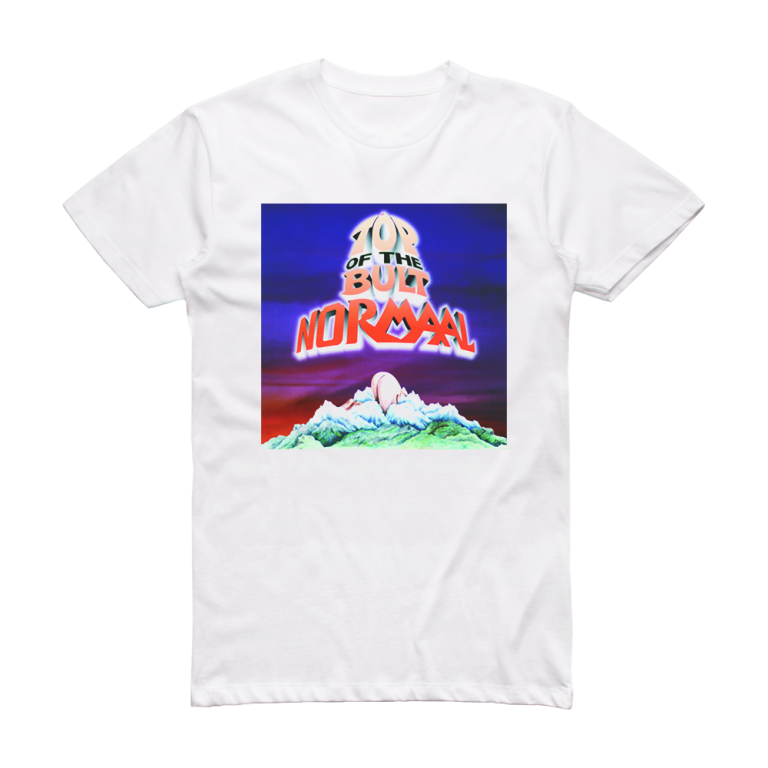Normaal Top Of The Bult Album Cover T-Shirt White – ALBUM COVER T-SHIRTS