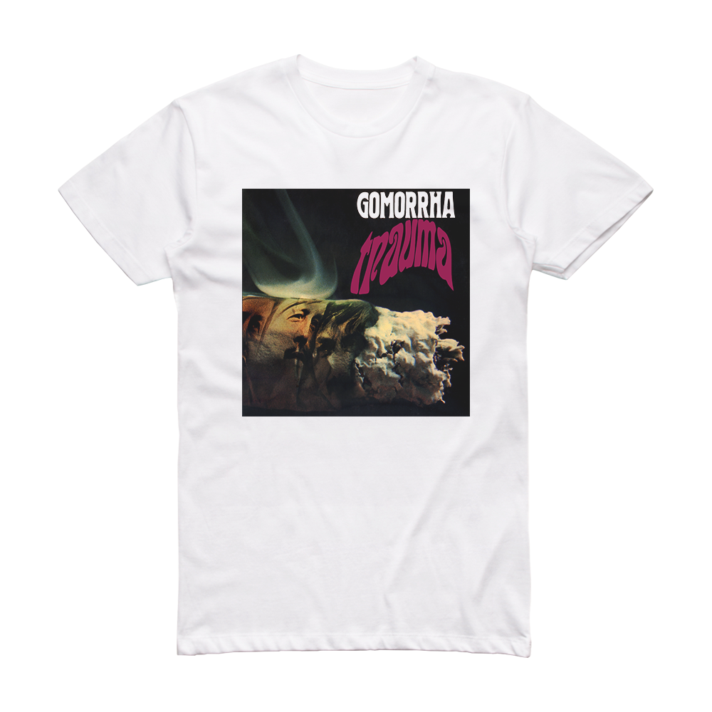 Gomorrha Trauma Album Cover T-Shirt White – ALBUM COVER T-SHIRTS