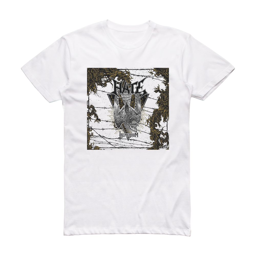Hate Tremendum Album Cover T-Shirt White – ALBUM COVER T-SHIRTS