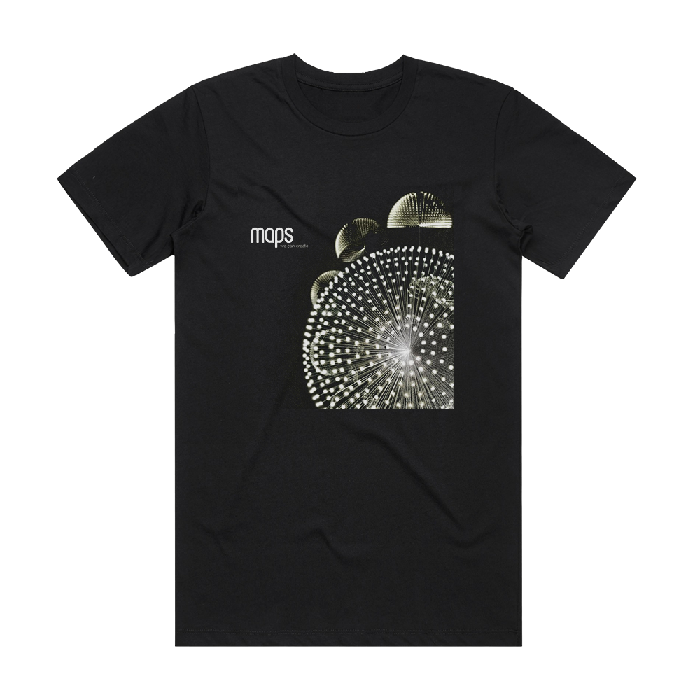 Maps We Can Create Album Cover T-Shirt Black – ALBUM COVER T-SHIRTS