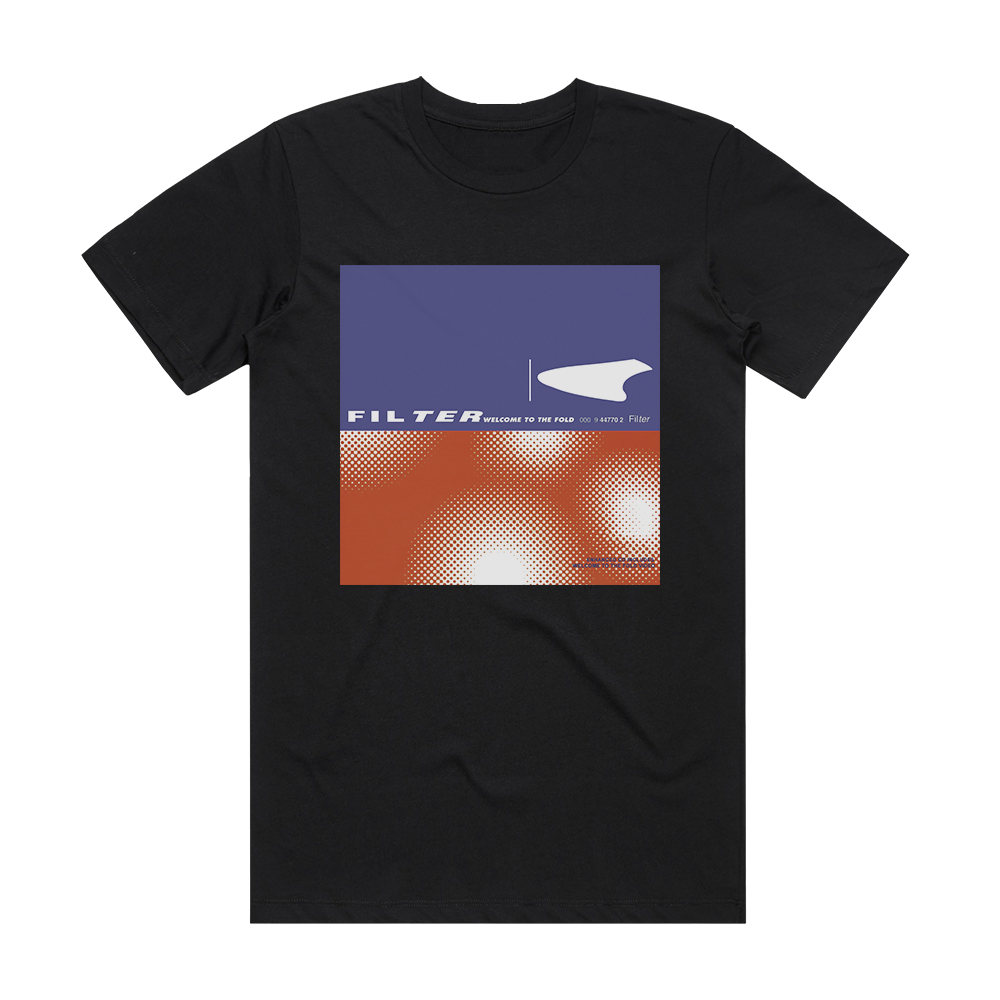 Filter Welcome To The Fold Album Cover T-Shirt Black – ALBUM COVER T-SHIRTS