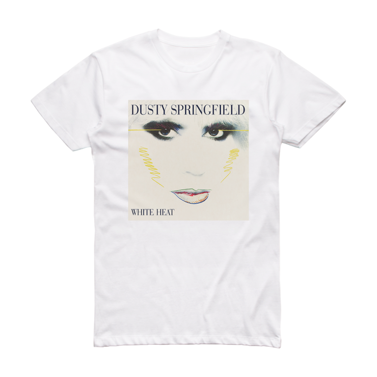 Dusty Springfield White Heat Album Cover T-Shirt White – ALBUM COVER T ...