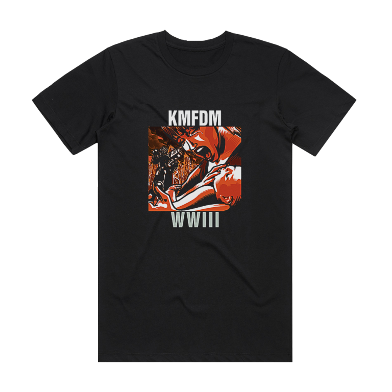 KMFDM Wwiii Album Cover T-Shirt Black – ALBUM COVER T-SHIRTS