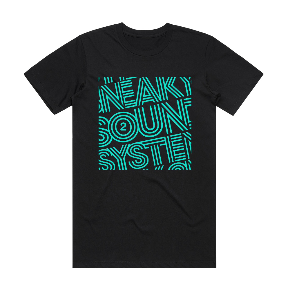 Sneaky Sound System 2 Album Cover T-Shirt Black – ALBUM COVER T-SHIRTS
