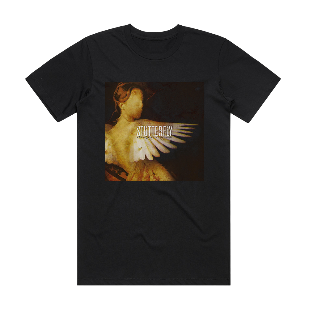 Stutterfly And We Are Bled Of Color Album Cover T-Shirt Black – ALBUM ...