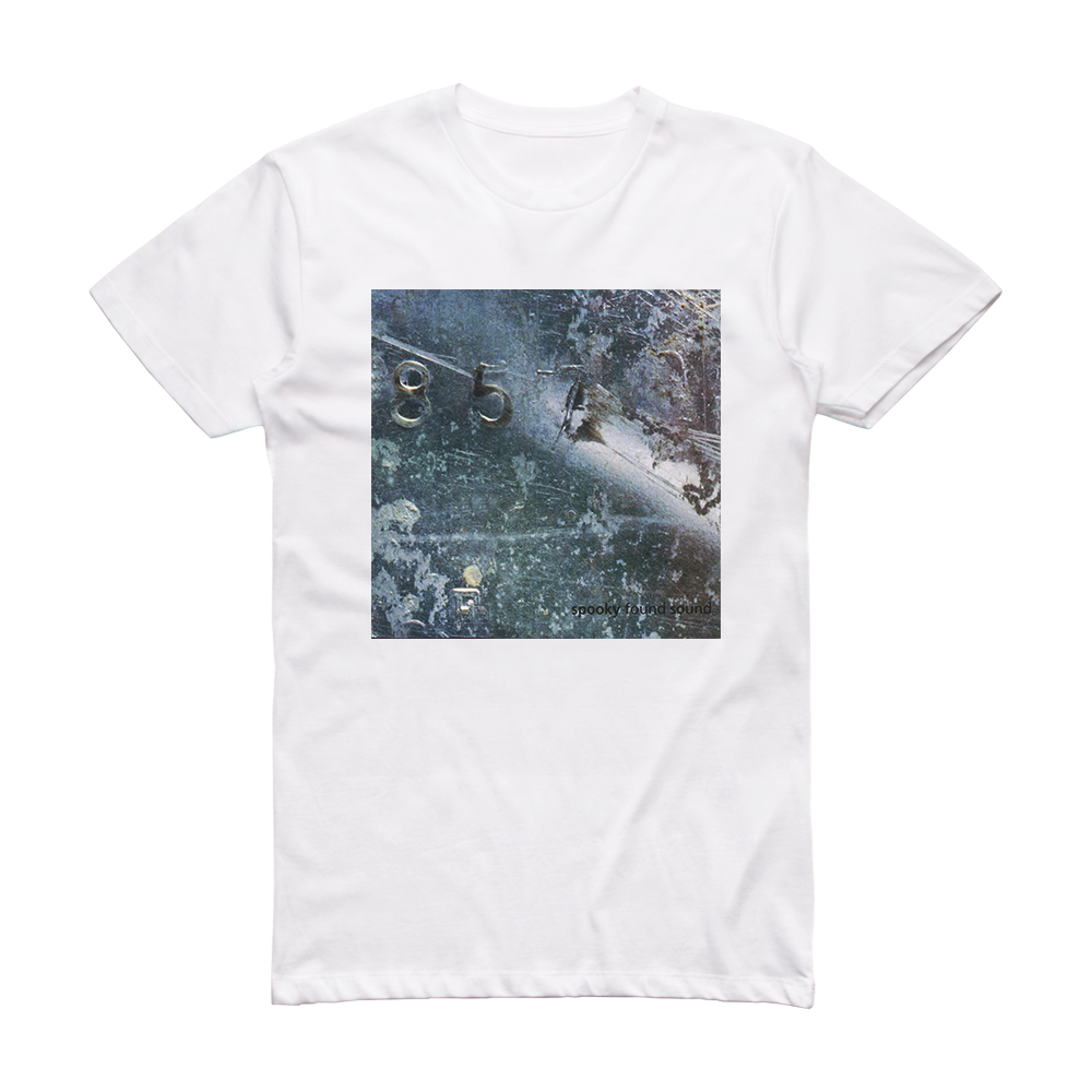 Spooky Found Sound Album Cover T-Shirt White – ALBUM COVER T-SHIRTS
