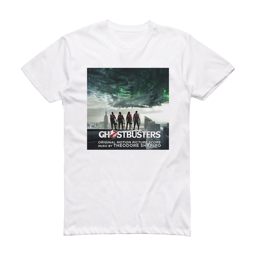 Theodore Shapiro Ghostbusters Album Cover T-Shirt White – ALBUM COVER T ...