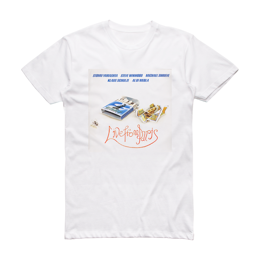 Stomu Yamashtas Go Go Live From Paris Album Cover T-Shirt White – ALBUM ...
