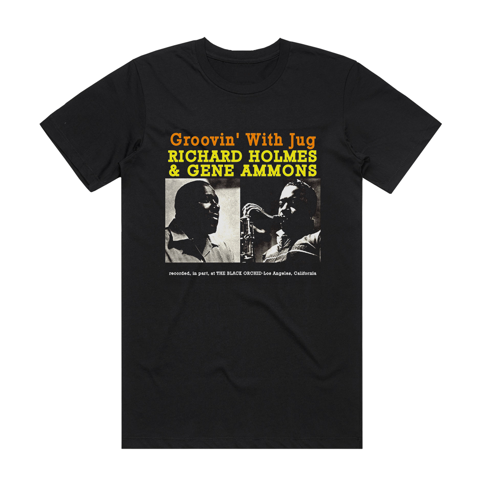 Richard Groove Holmes Groovin With Jug Album Cover T-Shirt Black ...