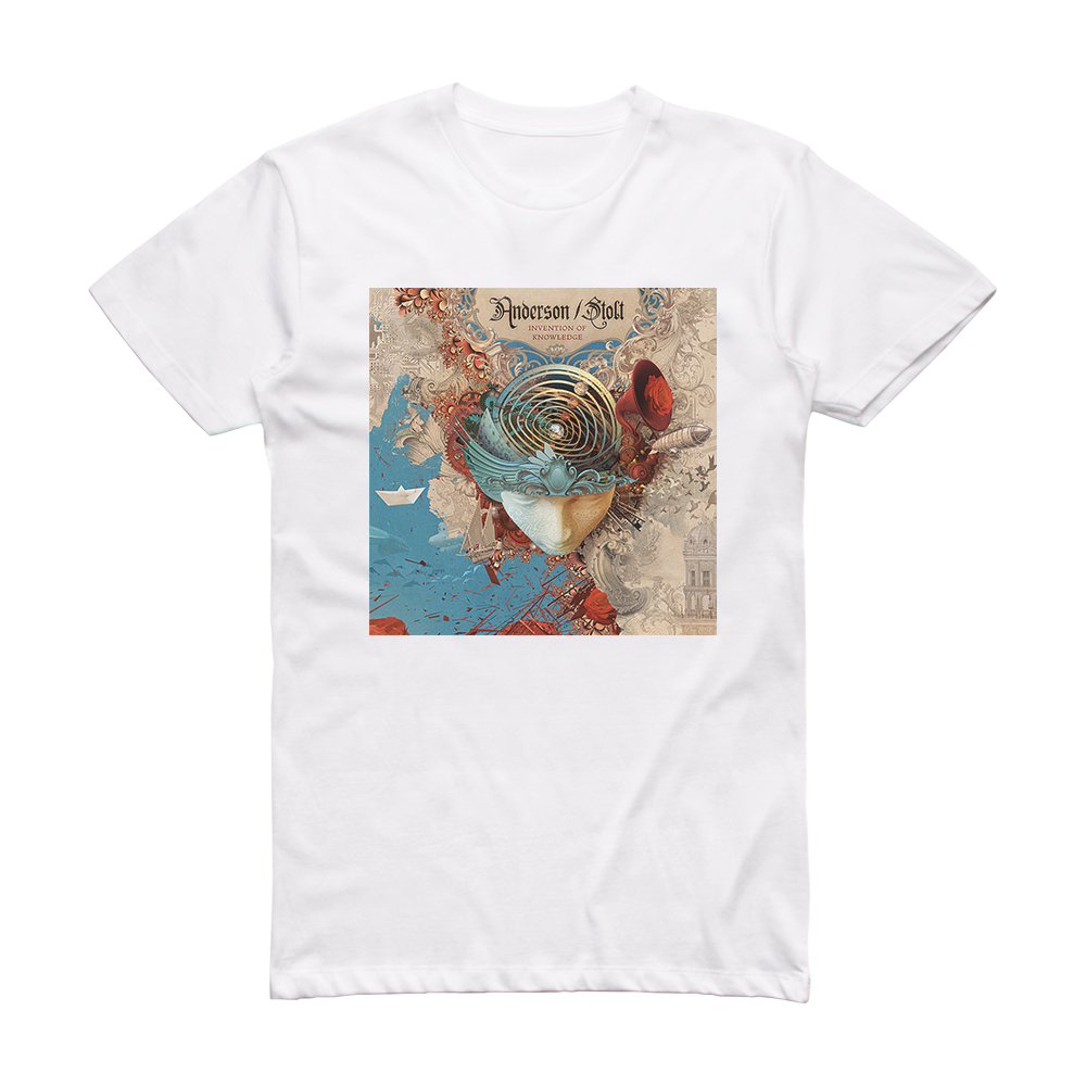 Roine Stolt Invention Of Knowledge Album Cover T-Shirt White – ALBUM ...